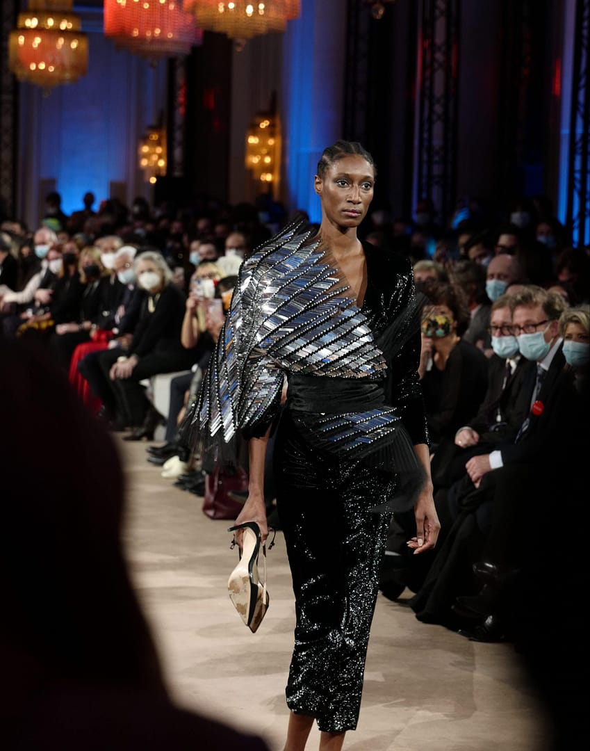 ESMOD unveils its students' creations during a fashion show for its ...