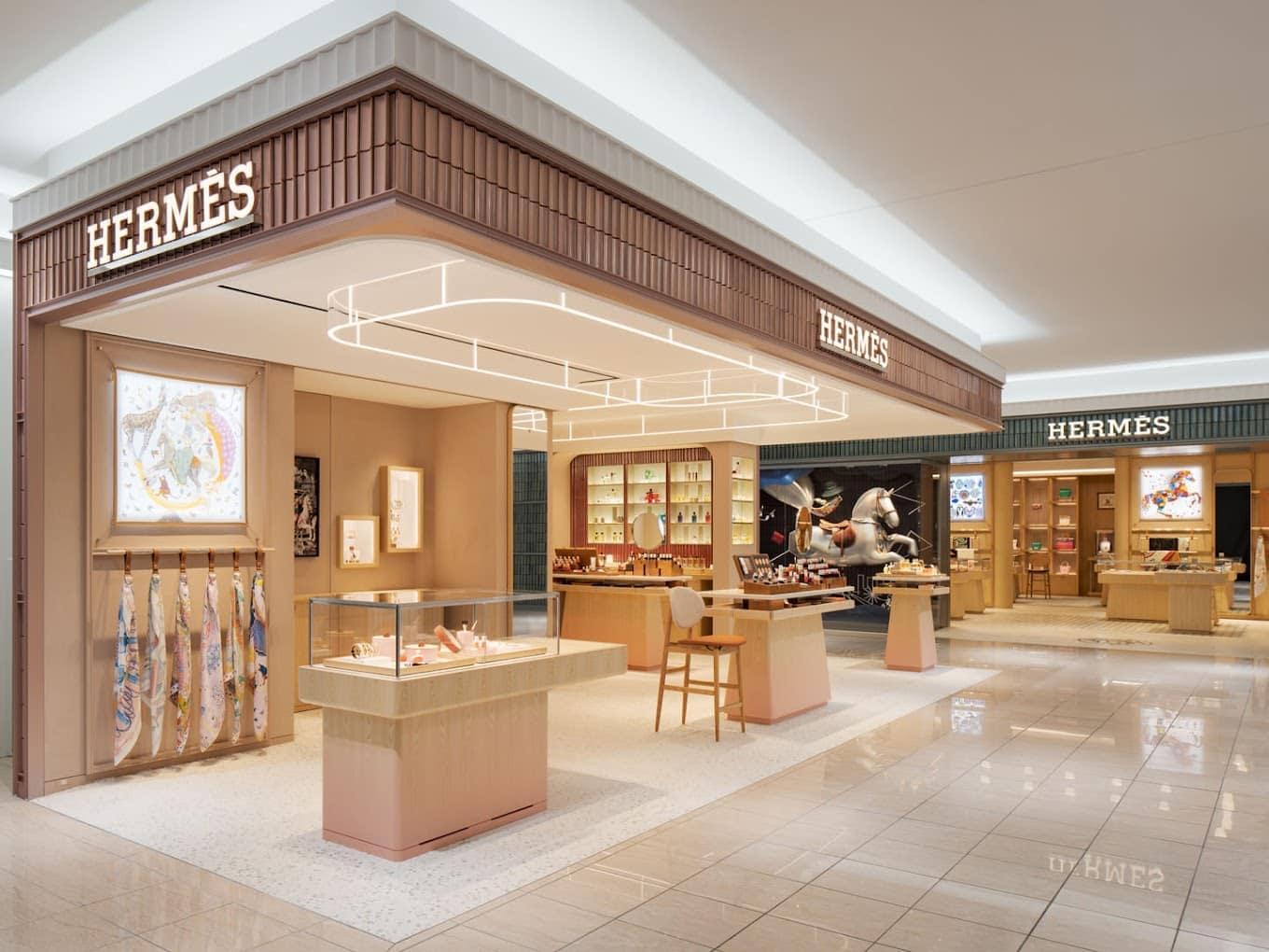 Japan : Hermès inaugurates a revamped shop in a Nagoya shopping centre ...