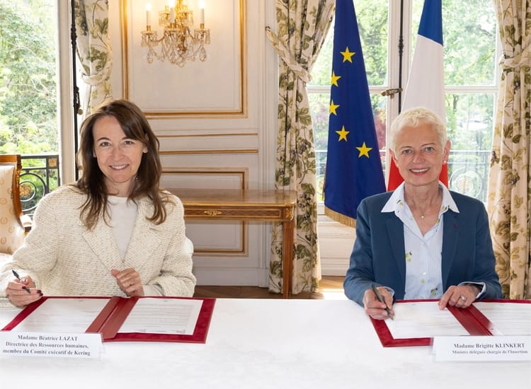 Kering signs an integration charter - Luxus Plus